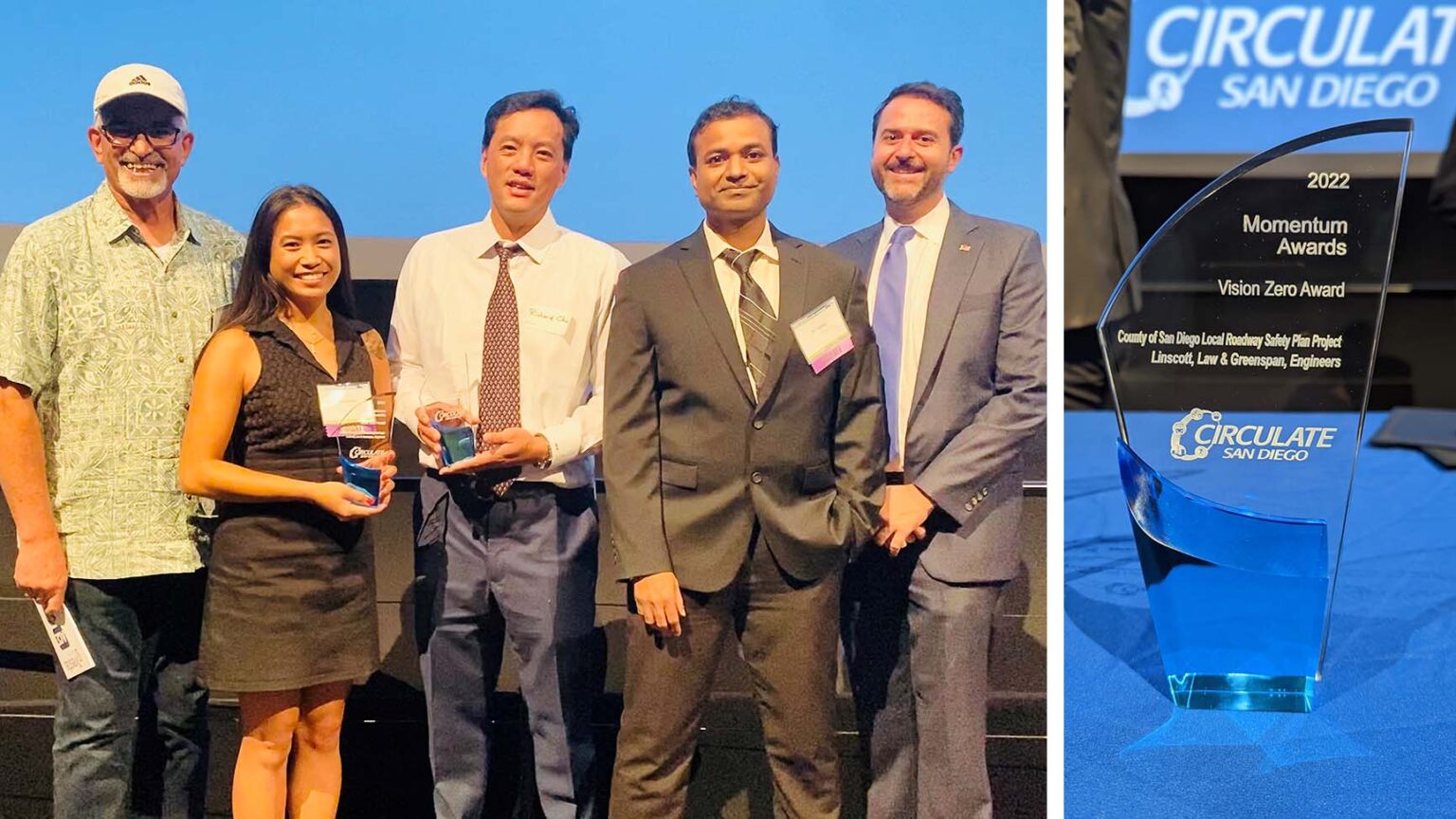 Circulate San Diego Vision Zero Award 2022 - LLG