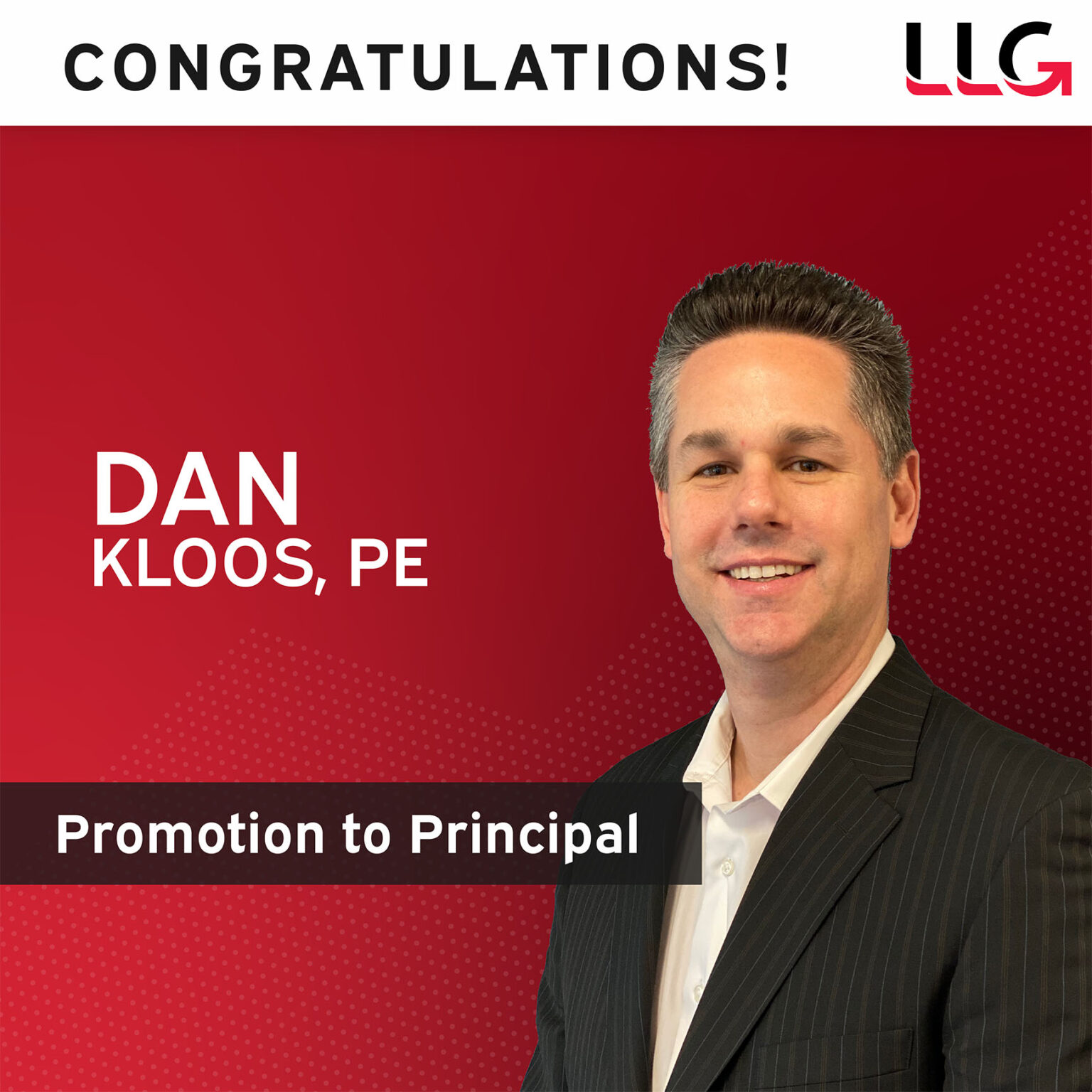 Dan Kloos – Promotion to Principal - LLG